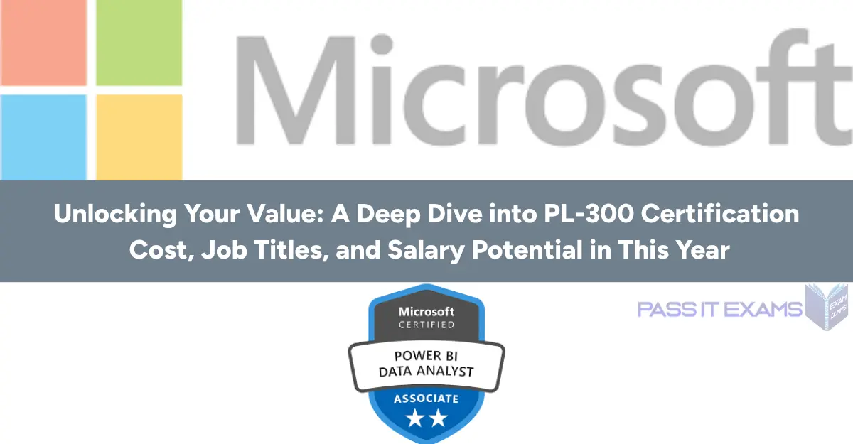 Pl-300 Certified Data Analyst Certification Cost, Salary